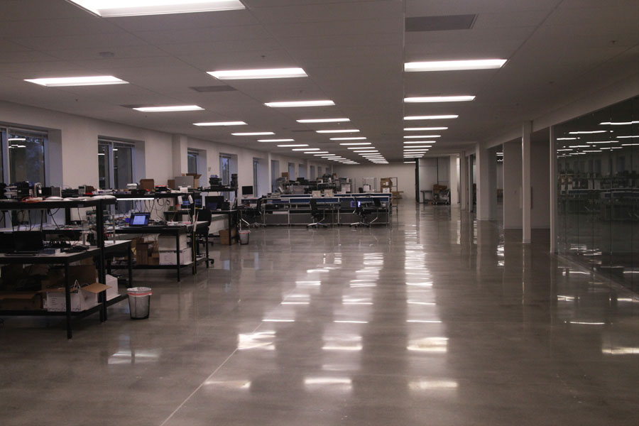 Our new hardware lab which is more than twice the size of the previous ...